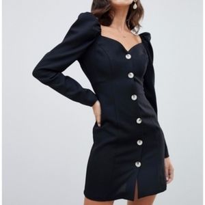 ASOS Dresses | Blush Lace Yoke Cut Out Bust Peekaboo Sheath Dress ...